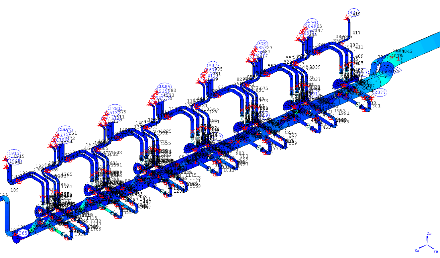 Calculation of pipe systems (ROHR2)